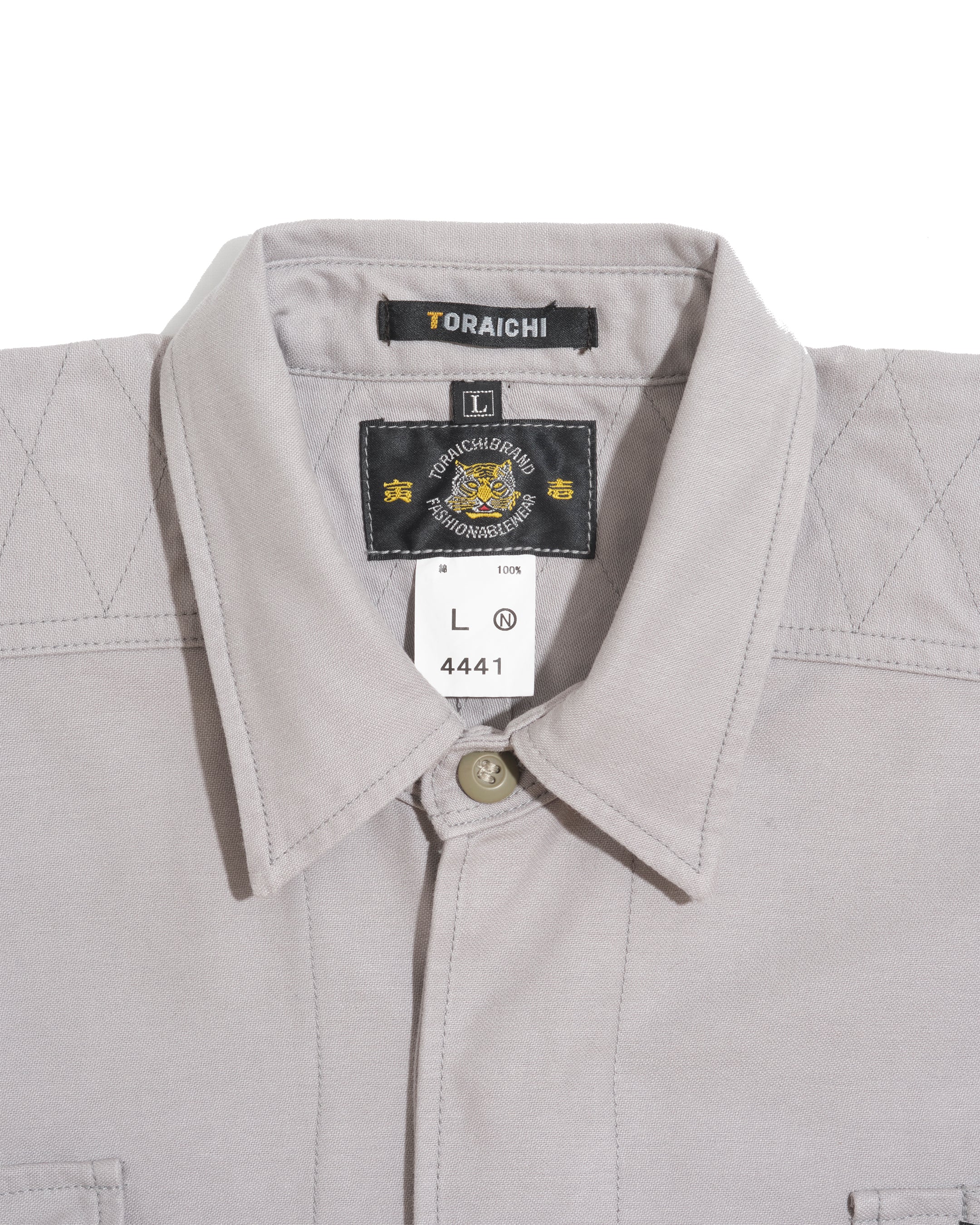 Japanese Tobi shirt - cement - Toraichi – La Blouse de Lyon