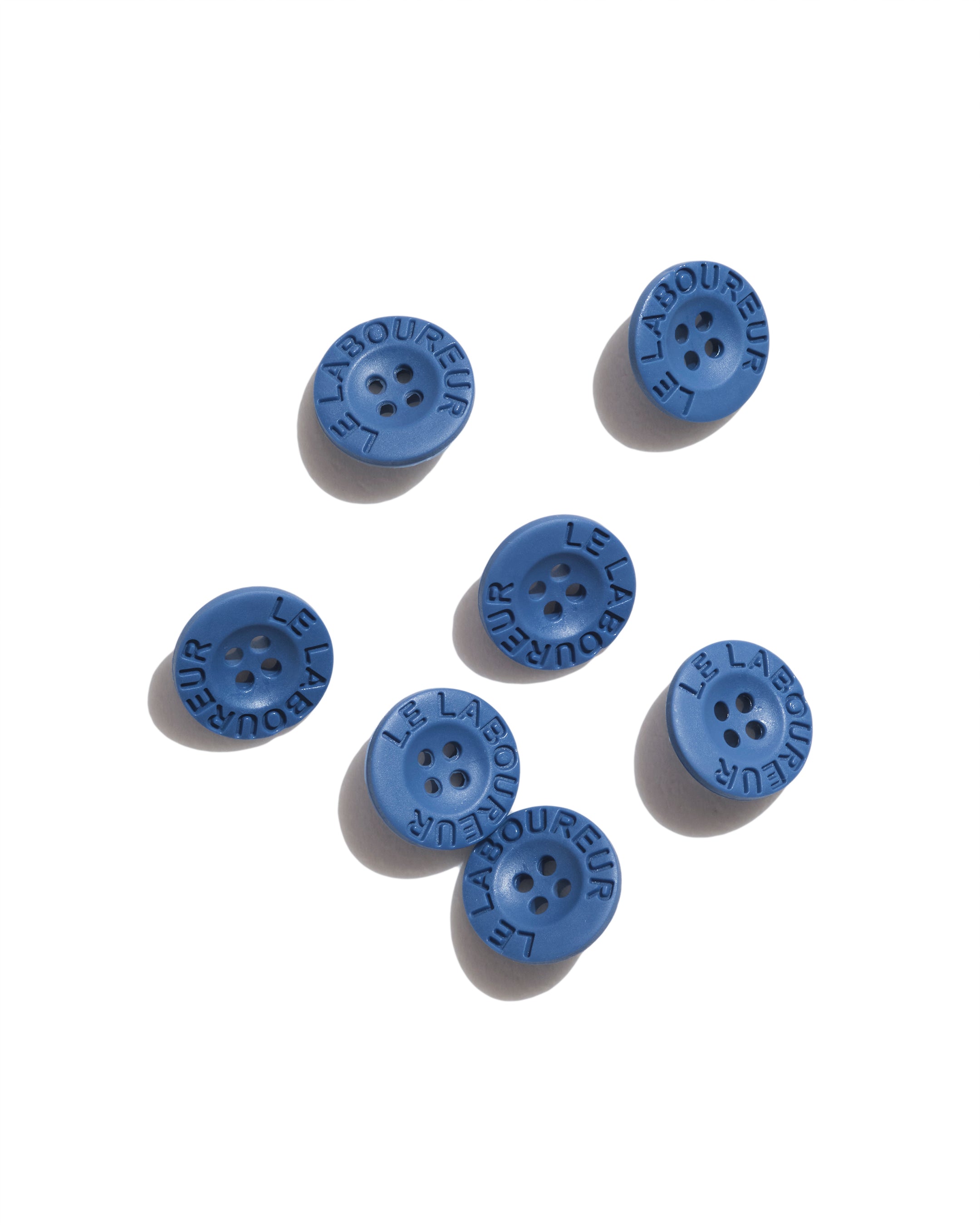 Set of 7 17mm plastic buttons - Bugatti – La Blouse de Lyon