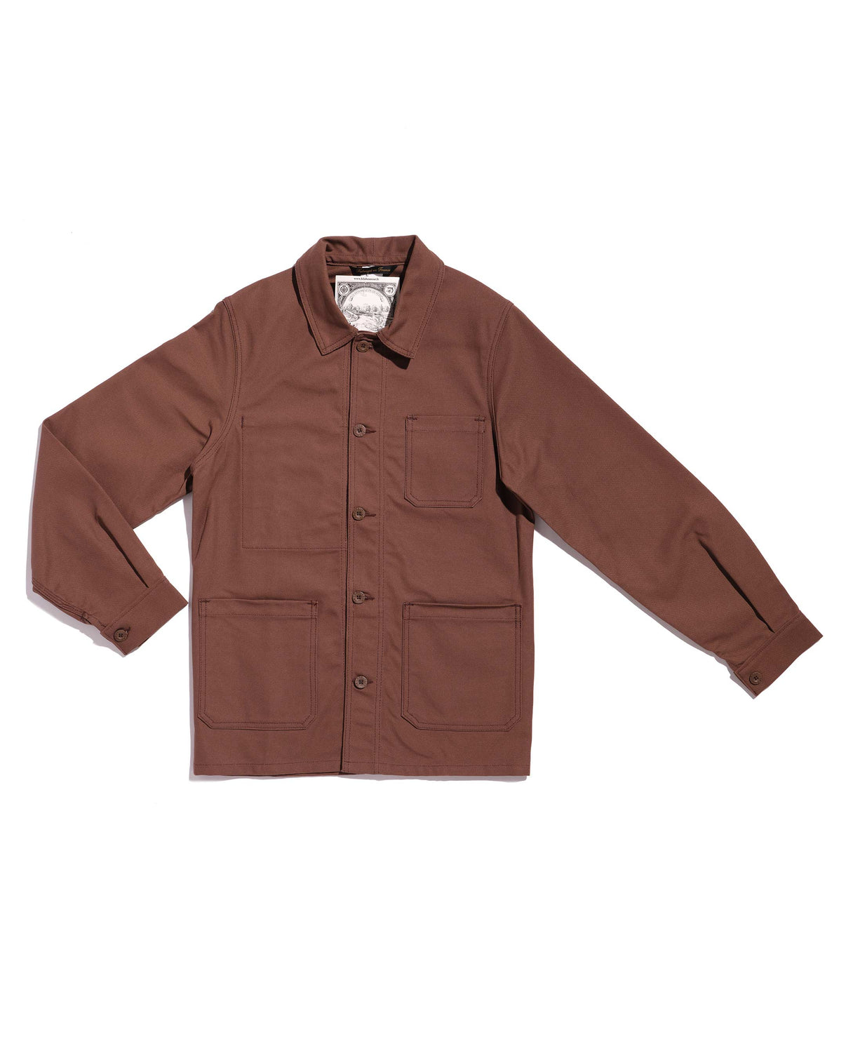 Le Laboureur brown work jacket – La Blouse de Lyon